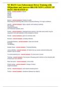 NC BLET: Law Enforcement Driver Training with 55Questions and Answers ...