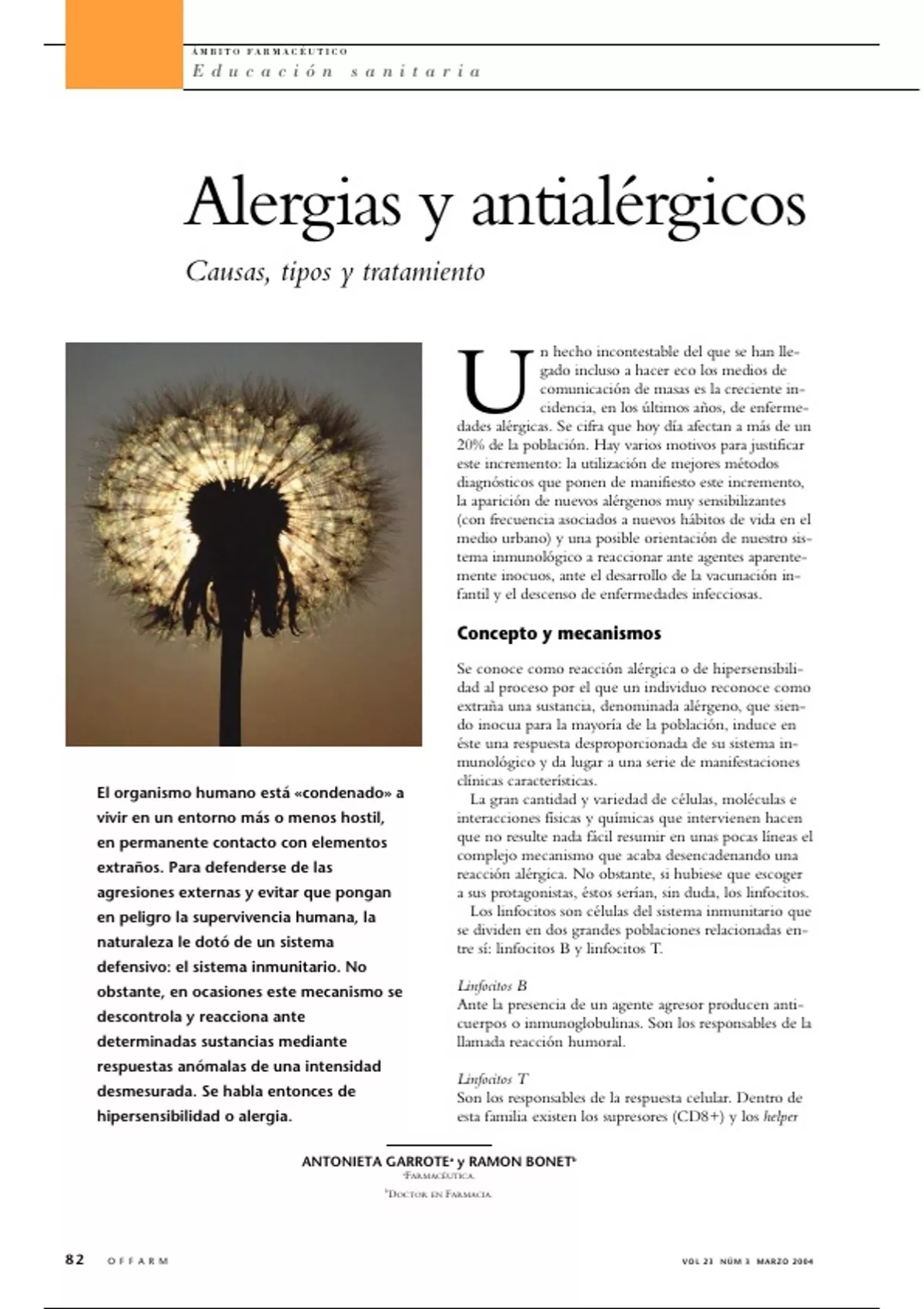 Sumario Farmacología de la alergia - Alergias y antialérgicos - Causas ...