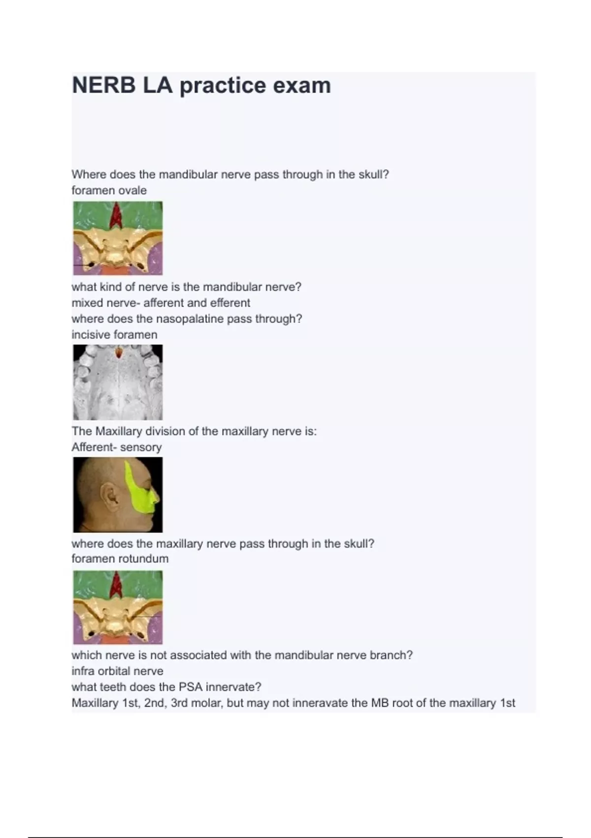 NERB LA practice exam questions with complete solution - NERB LA ...