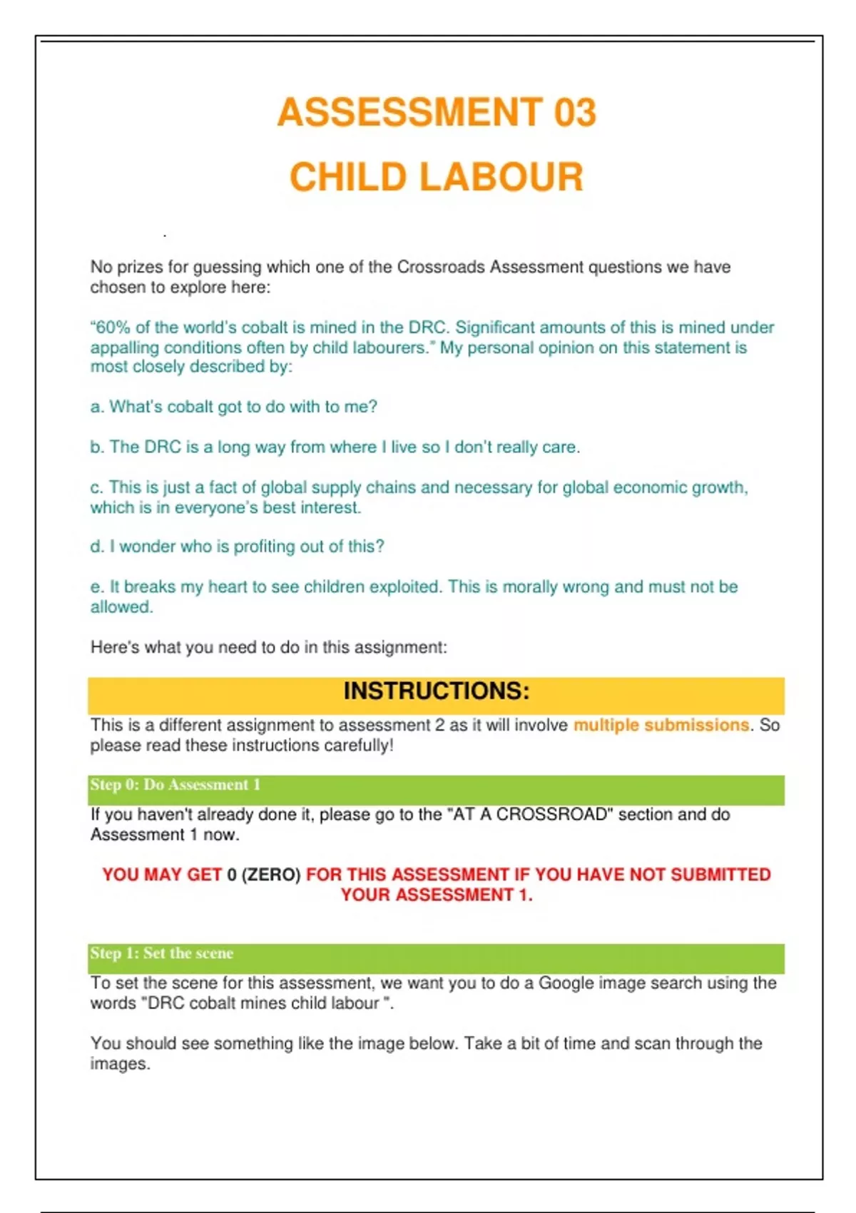 SUS1501 Assignment 3 2024 - SUS1501 (SUS1501) - Stuvia SA