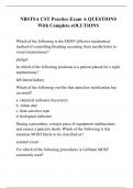 NBSTSA CST Practice Exam A QUESTIONS With Complete sOLUTIONS - NBSTSA ...
