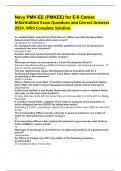 Navy PMK-EE (PMKEE) for E-6 Career Information Exam Questions and ...