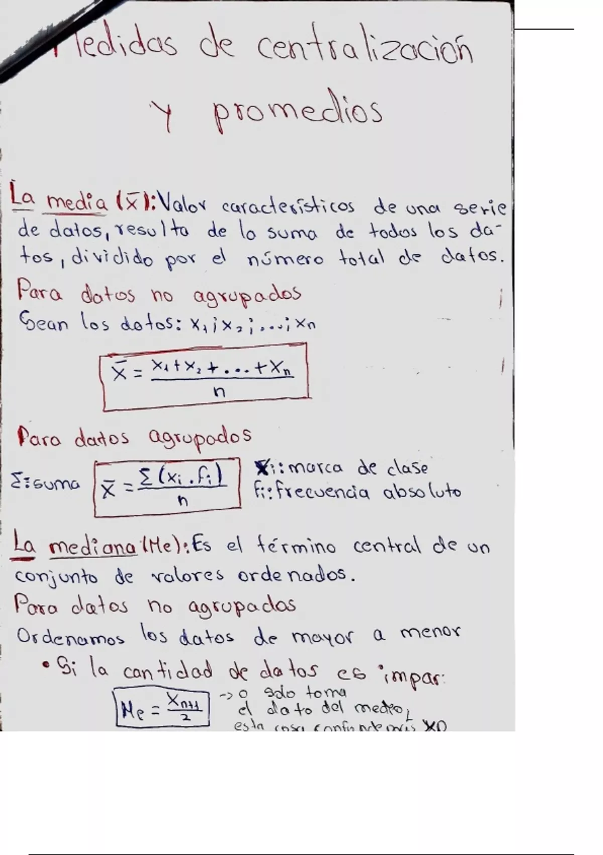 Sumario Medidas de centralización y promedios RM-TEORIA(11) - Razonamiento Matemático - Stuvia US