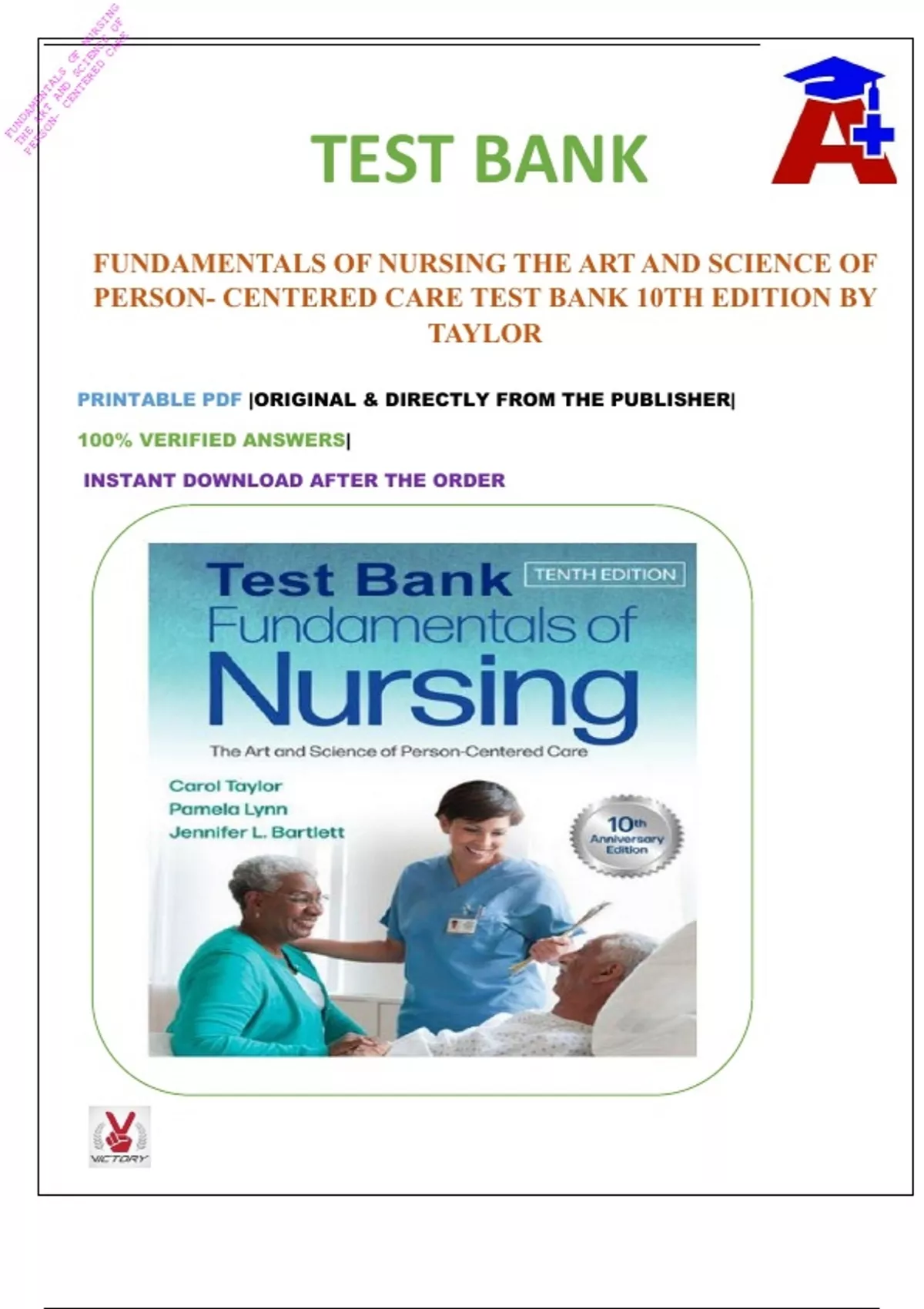FUNDAMENTALS OF NURSING THE ART AND SCIENCE OF PERSON- CENTERED CARE ...