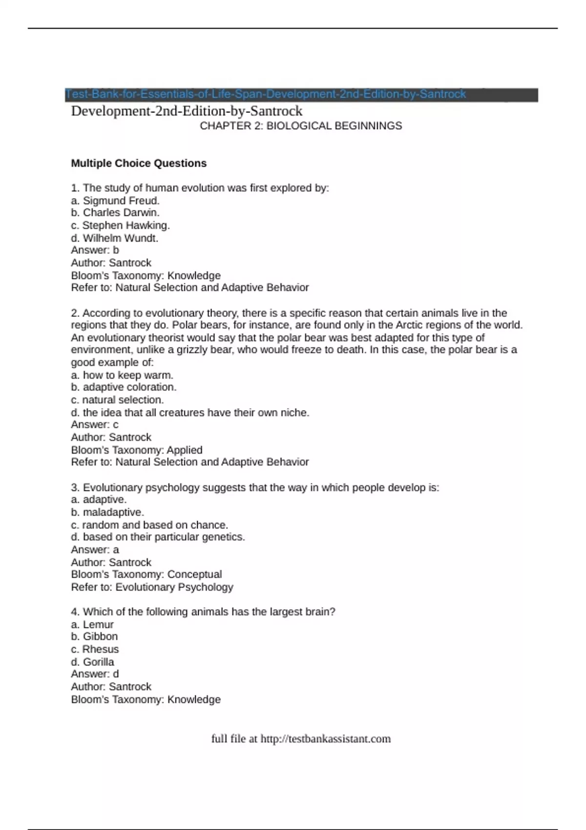 Test-Bank-for-Essentials-of-Life-Span-Development-2nd-Edition-by ...