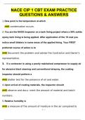 NACE CIP 1 CBT EXAM PRACTICE Questions & Answers | with 100% Correct ...