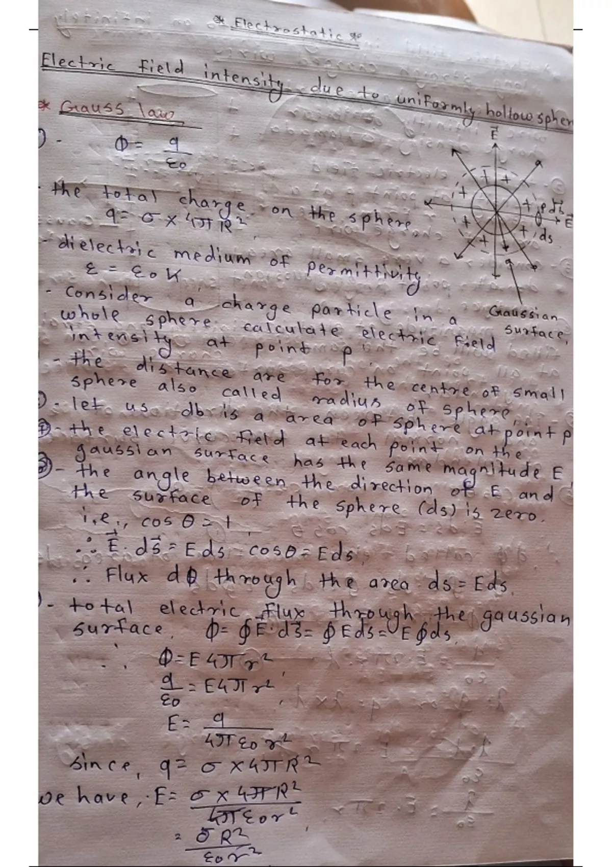 Electrostatics handwritten notes jee advanced - JEE - Stuvia US