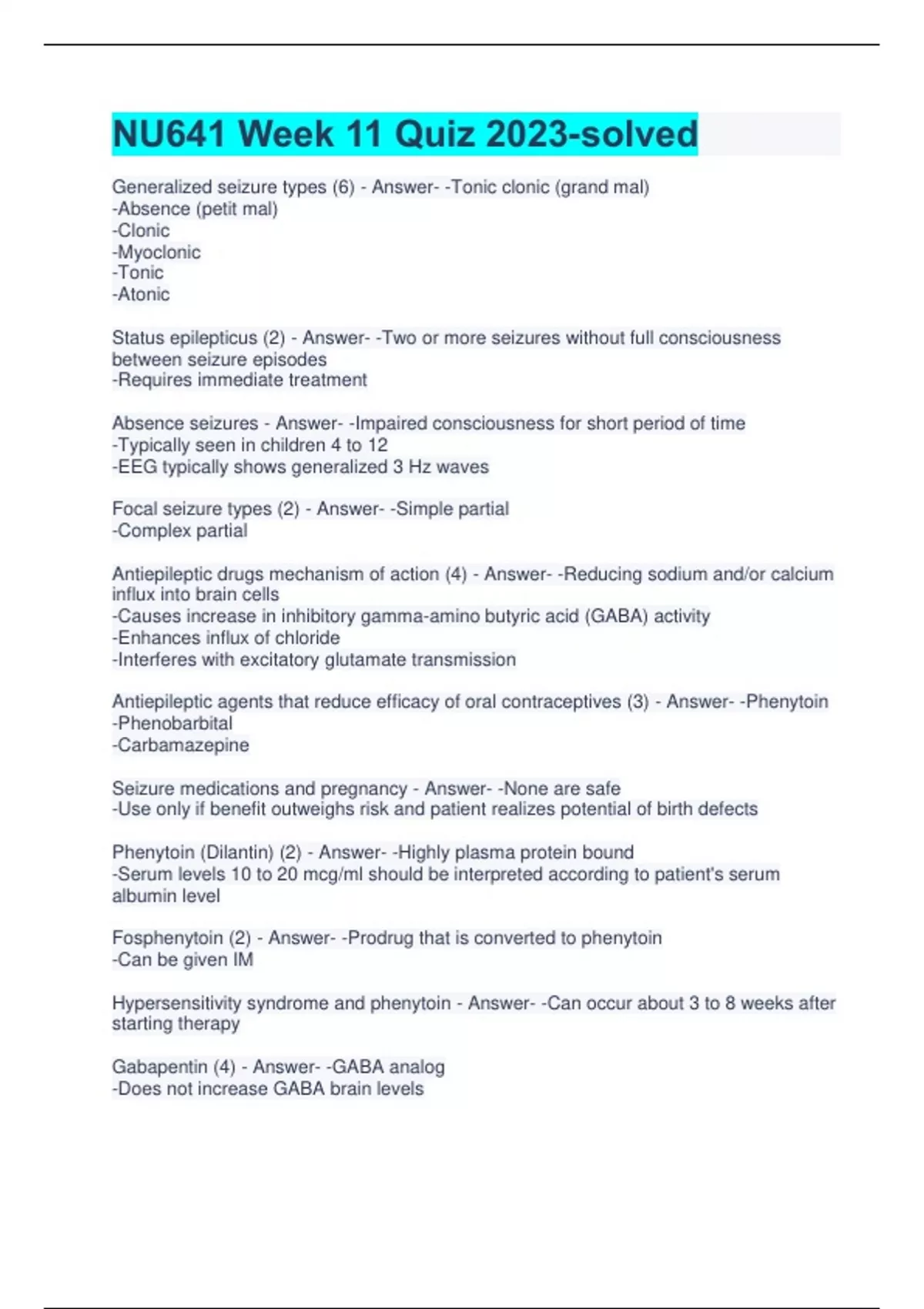 EMT Block 1 Exam Complete 2023 - EMT Block - Stuvia US