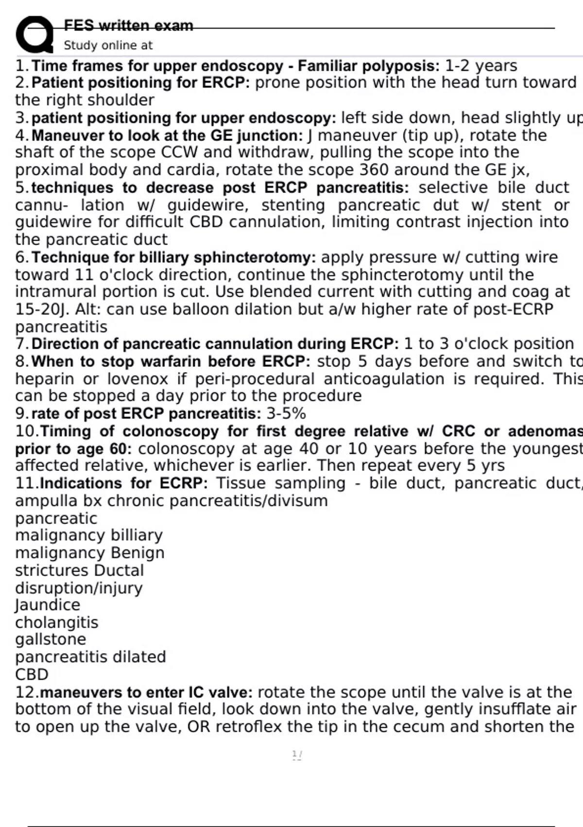 FES written exam 2024 Actual Questions and Answers with complete ...