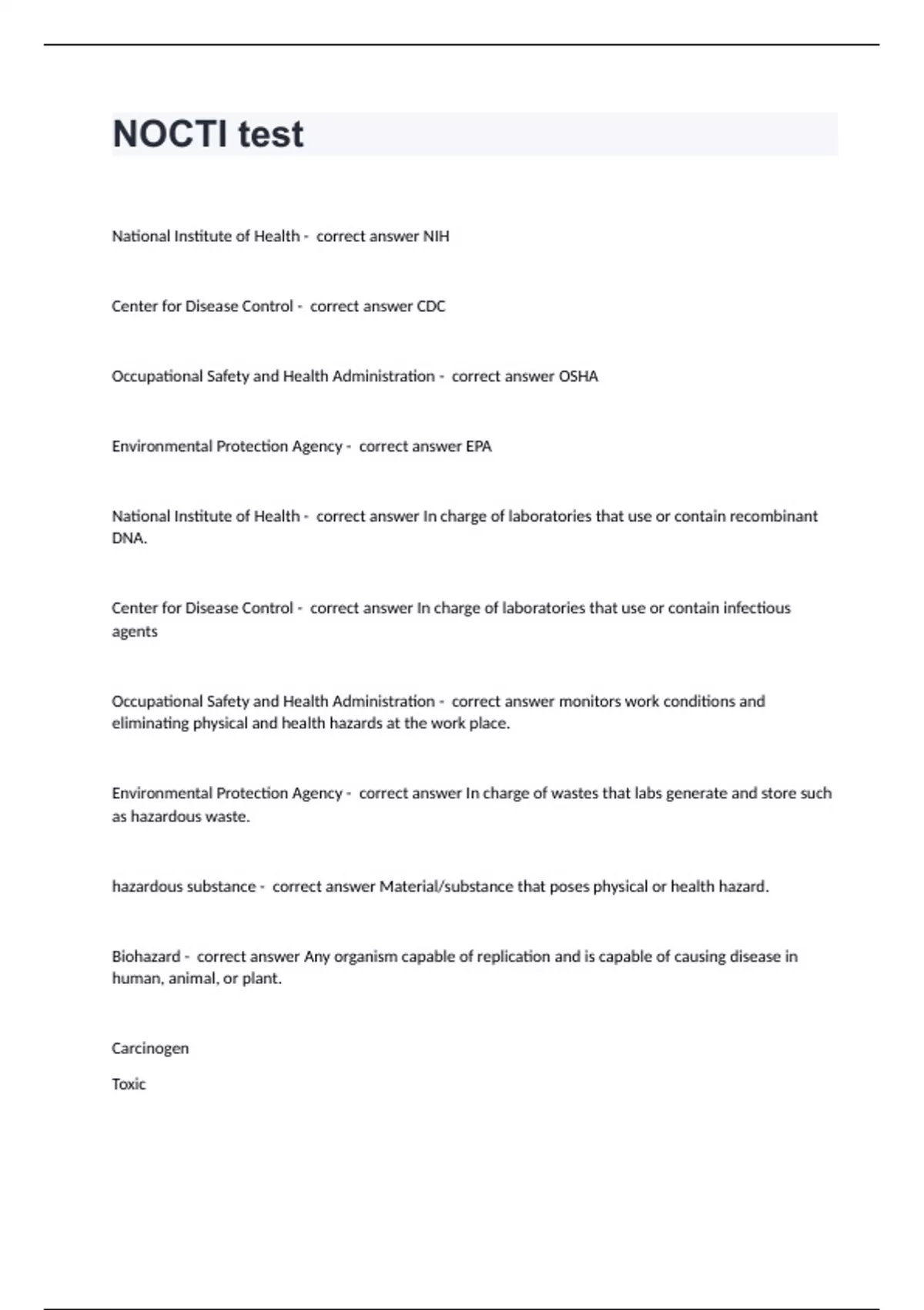 NOCTI test questions with complete solutions 2024 - NOCTI CAD - Stuvia US
