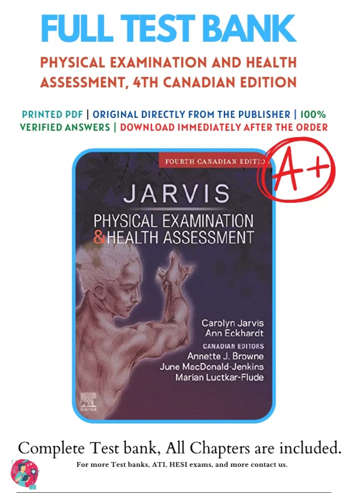 Test Bank Physical Examination and Health Assessment 4th Canadian ...