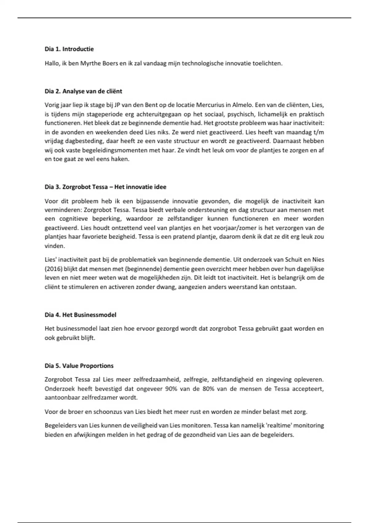 SW Leerjaar 4 Generalistische Basis - Tekst Presentatie Technologische ...