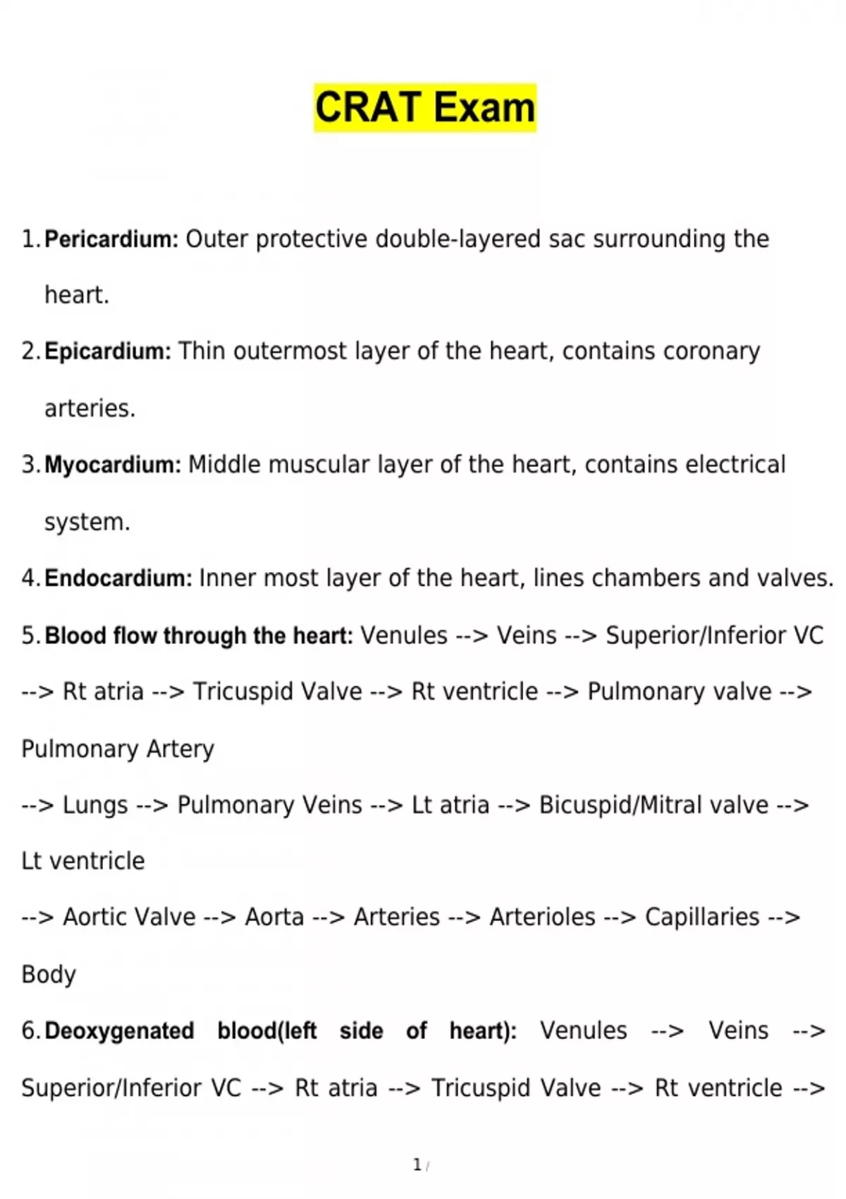 CRAT Exam 2024 Questions and Answers (2024 / 2025) (Verified Answers ...