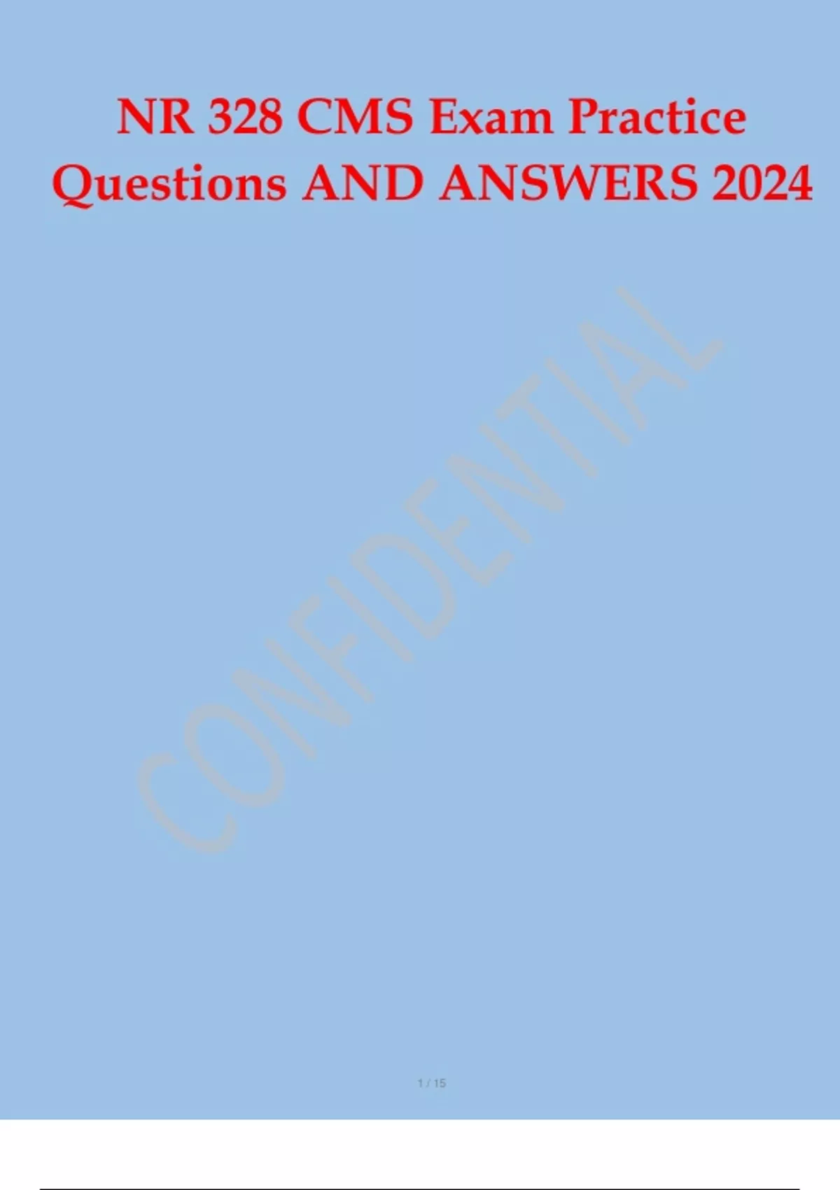 PHARMACOLOGY CMS cms Pharmacology Proctored 250 qs ans exam questions ...