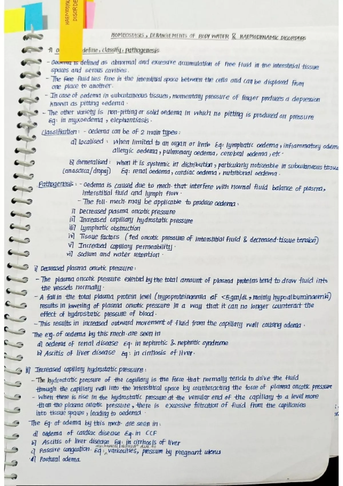 Summary MBBS pathology notes (hemodynamics) - Pathology - Stuvia US