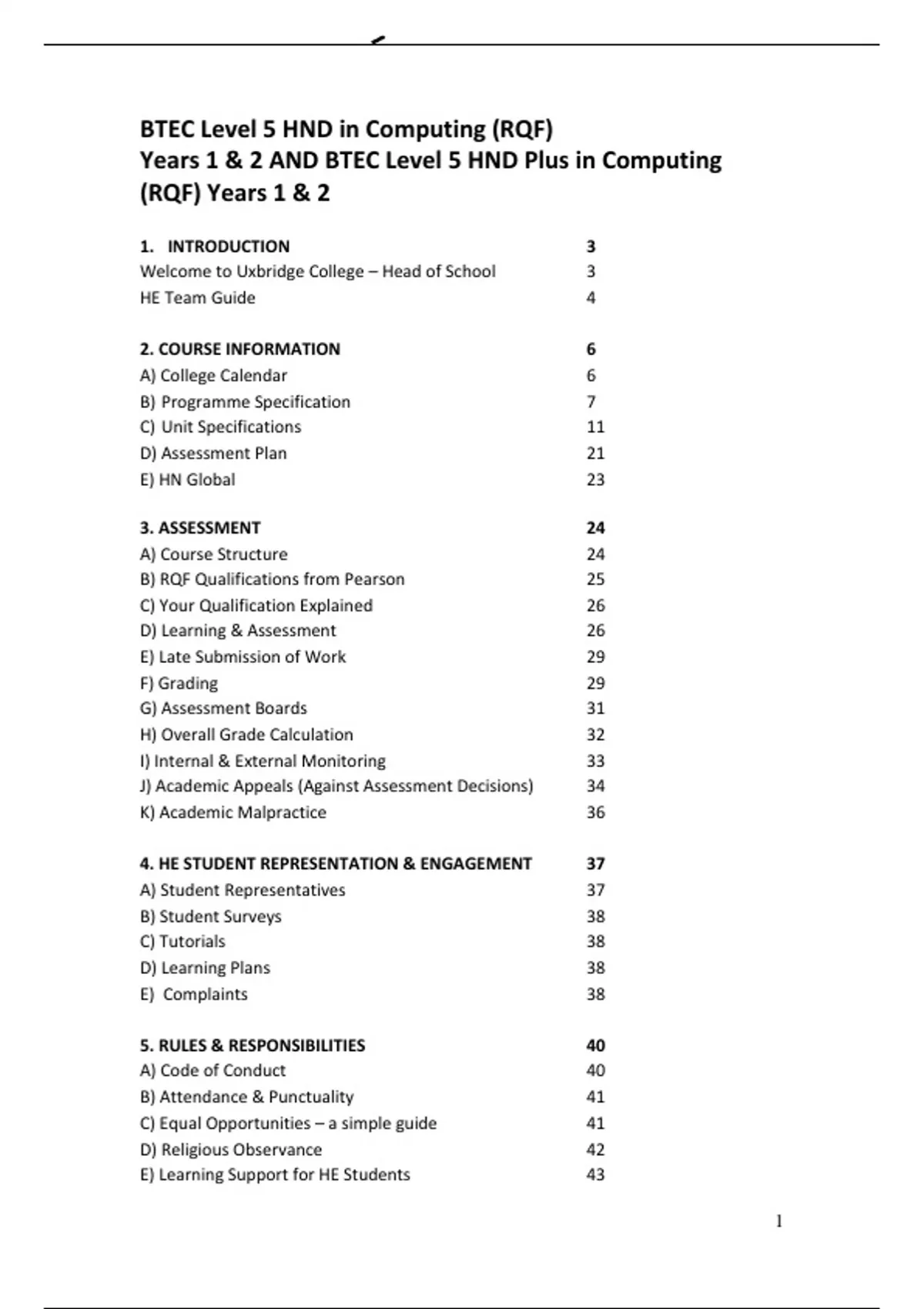 Btec Level 5 Hnd Plus In Computing Rqf Btec Level 5 Hnd In Computing Years 1 And 2 An Stuvia Us