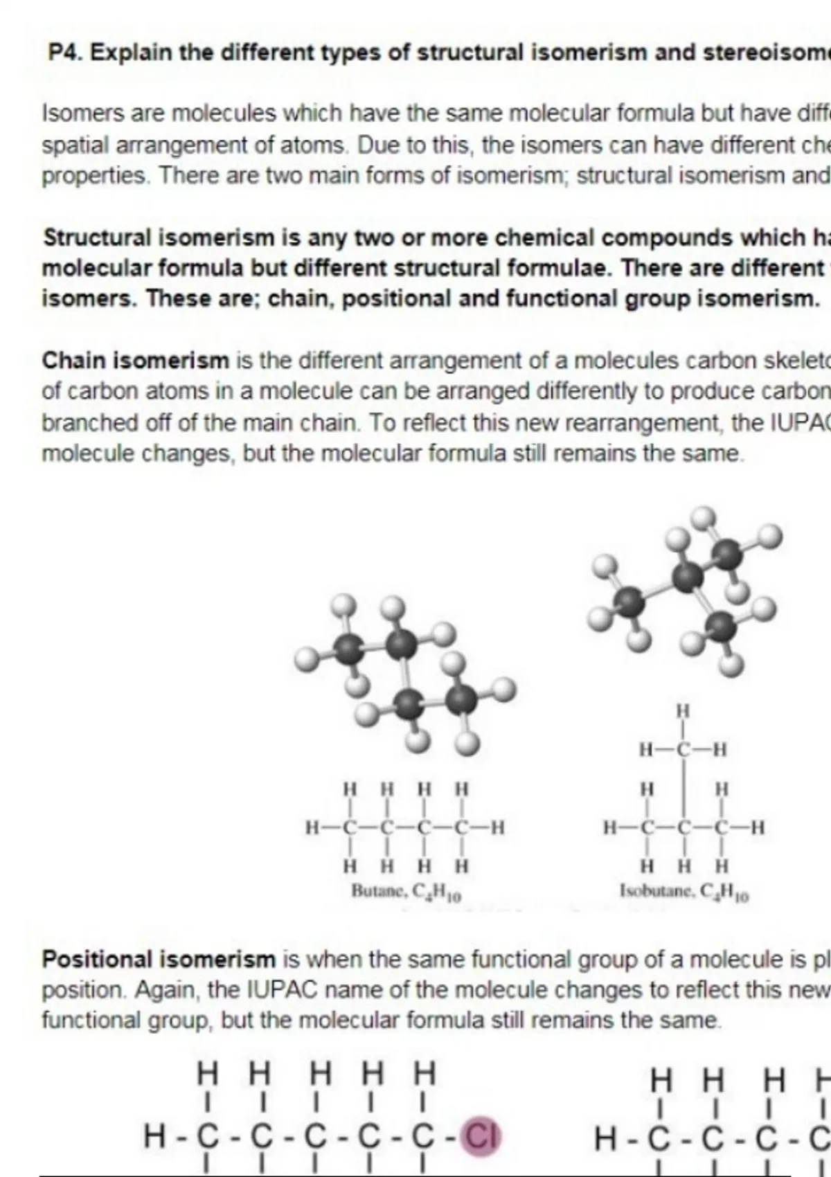 Btec Applied Science Level 3 Unit 14 Applications Of Organic Chemistry Learning Aim C Unit 14