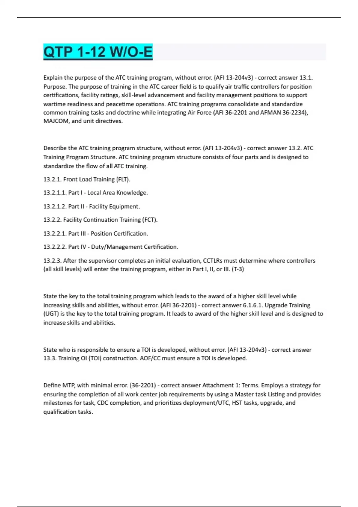 ATSEP BASIC bundle - Stuvia UK