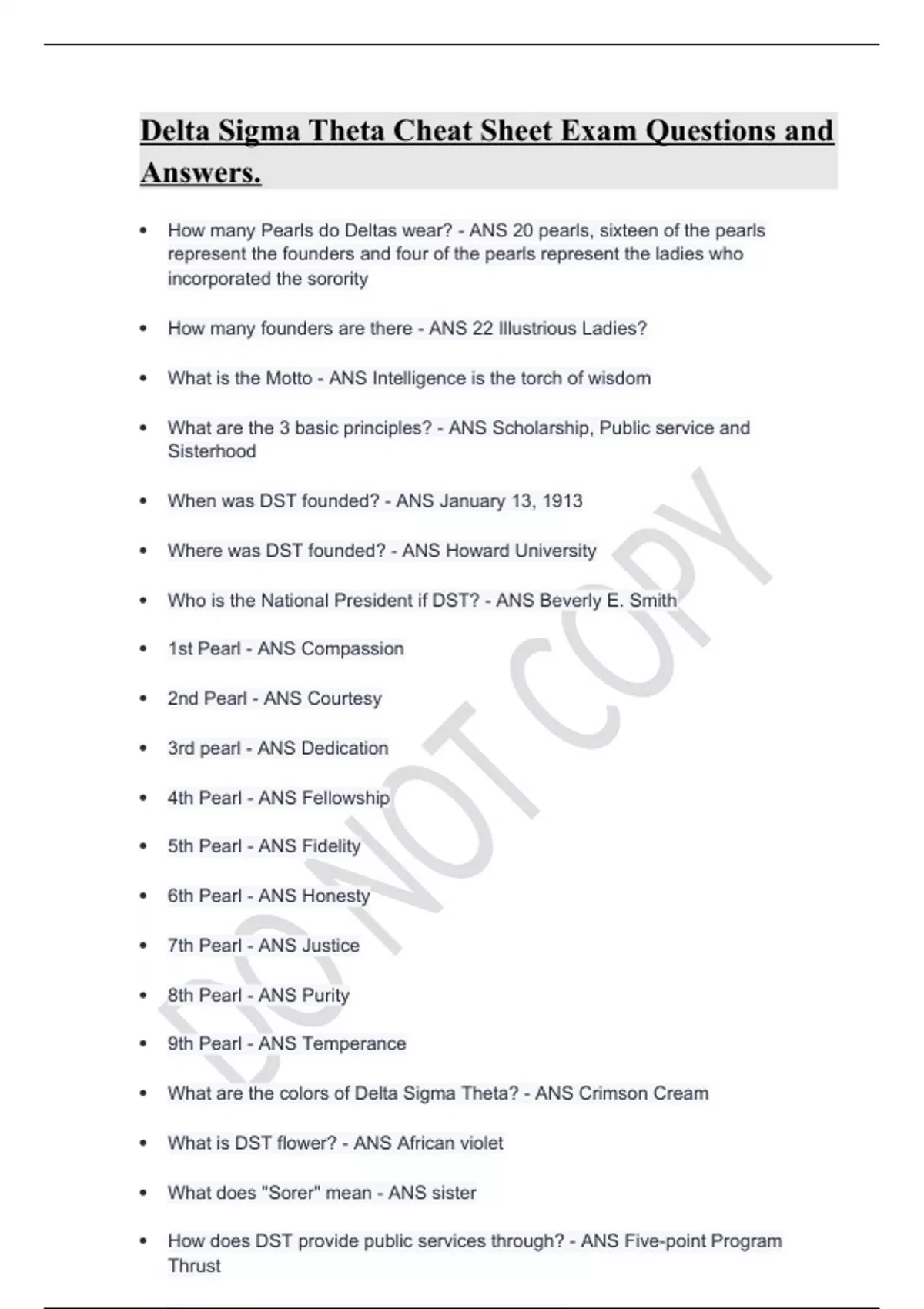 Delta Sigma Theta Cheat Sheet Exam Questions and Answers - Pro Tools 110 - Stuvia US