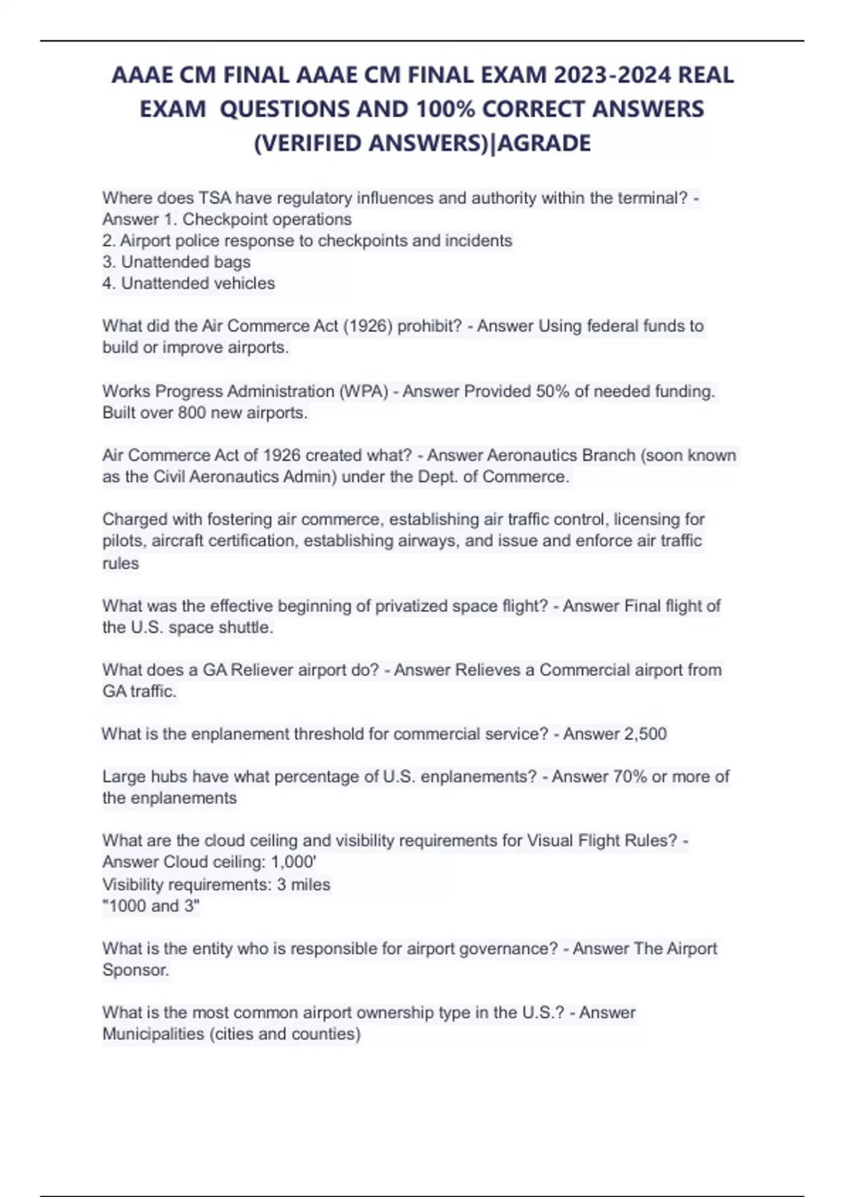 AAAE CM FINAL AAAE CM FINAL EXAM REAL EXAM. - Advance nursing - Stuvia US