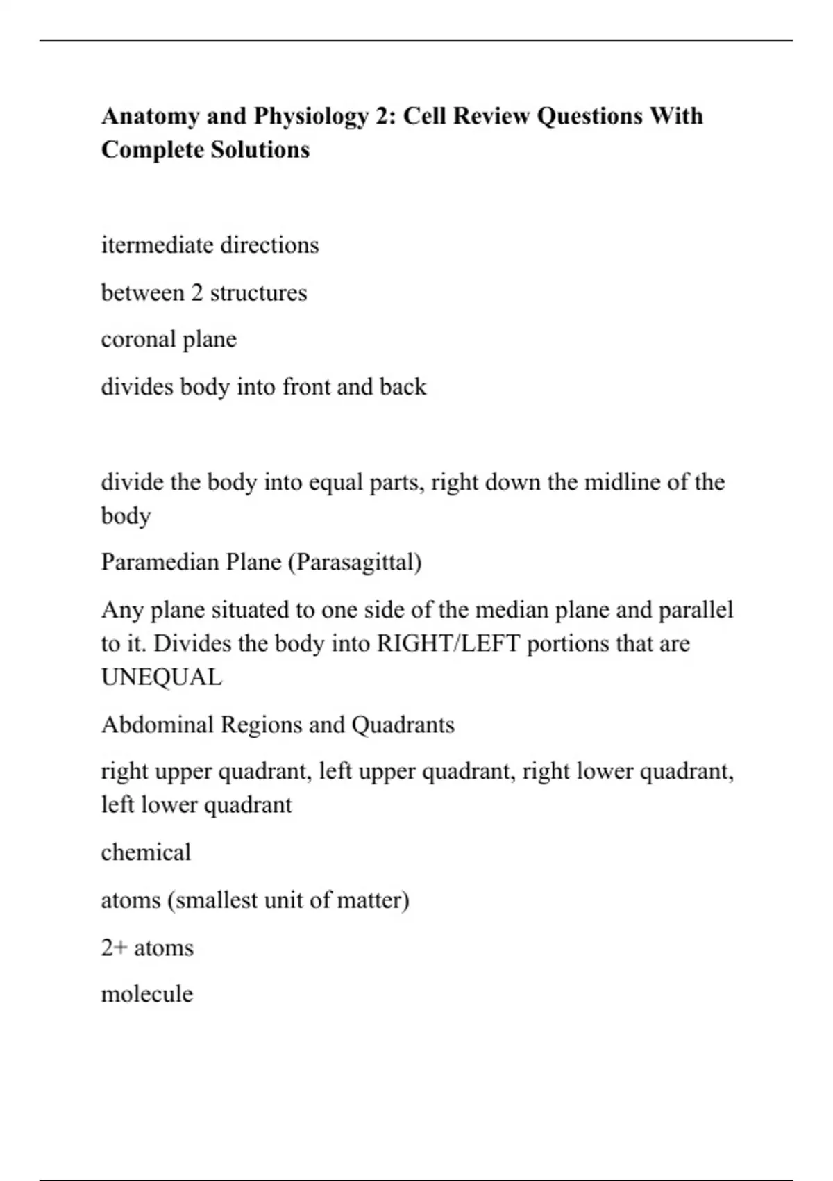 Anatomy And Physiology Nightingale College -Anatomy and Physiology 2 ...