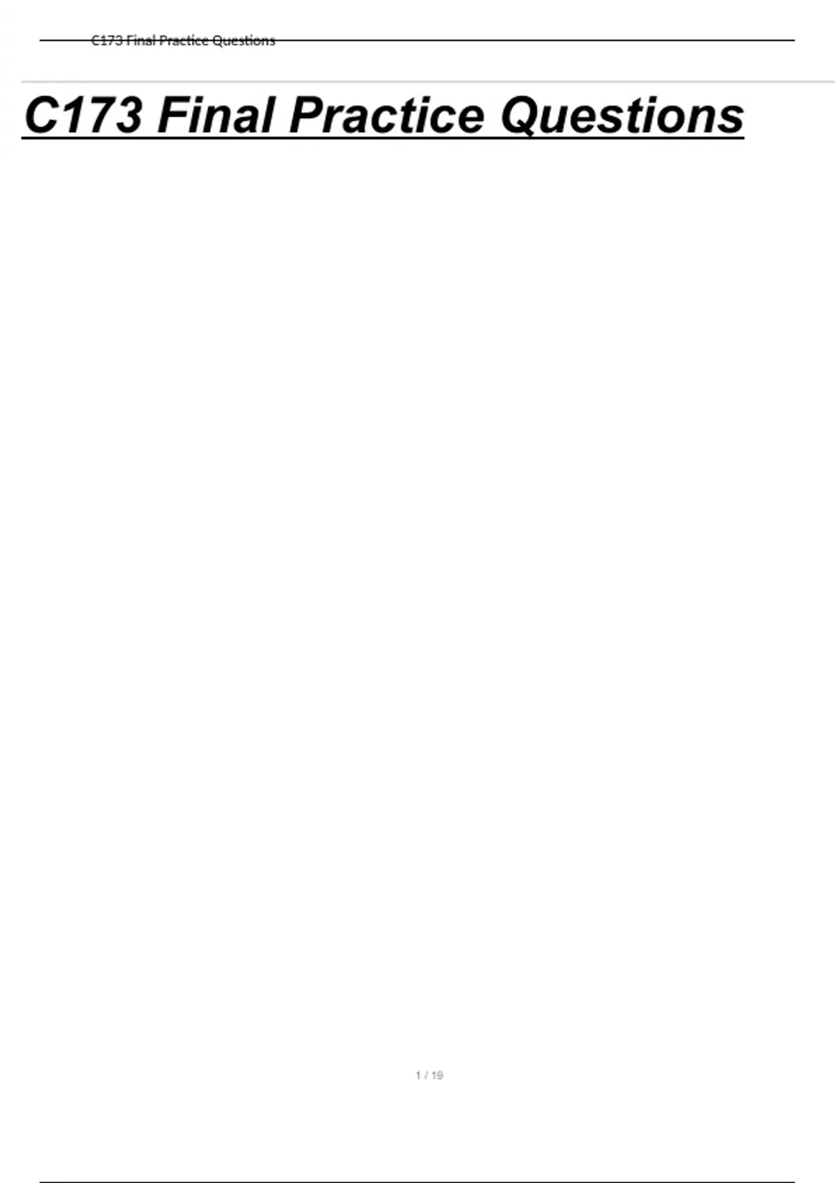 WGU C235 TRAINING AND DEVELOPMENT LATEST STUDY BUNDLE PACKAGE SOLUTION ...