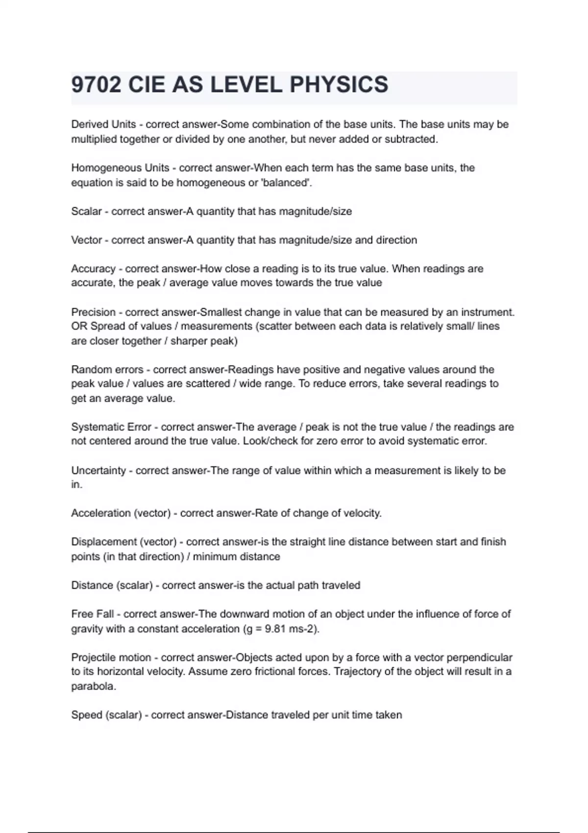 9702 CIE AS LEVEL PHYSICS QUESTIONS & ANSWERS - 9702 CIE AS LEVEL ...