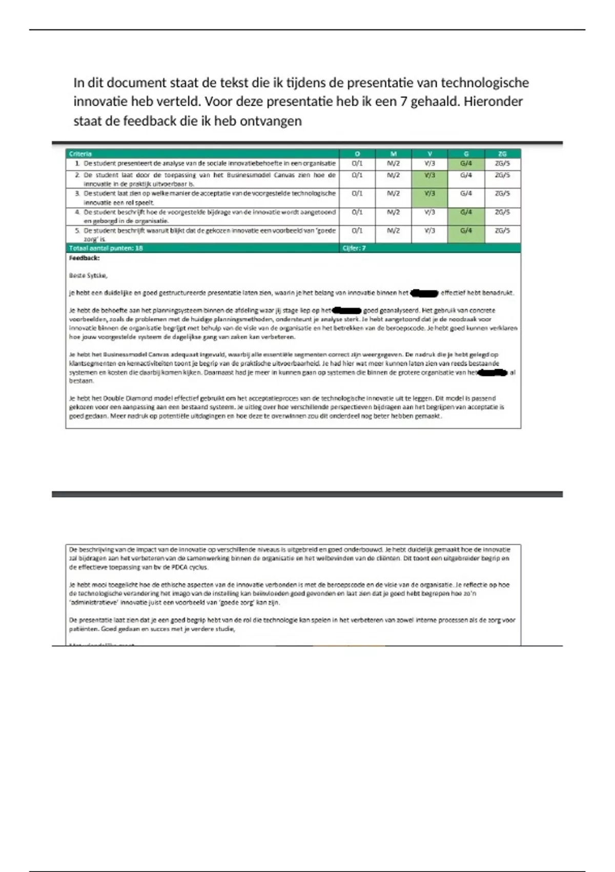 Tekst presentatie Technologische innovatie - Technologische Innovatie ...