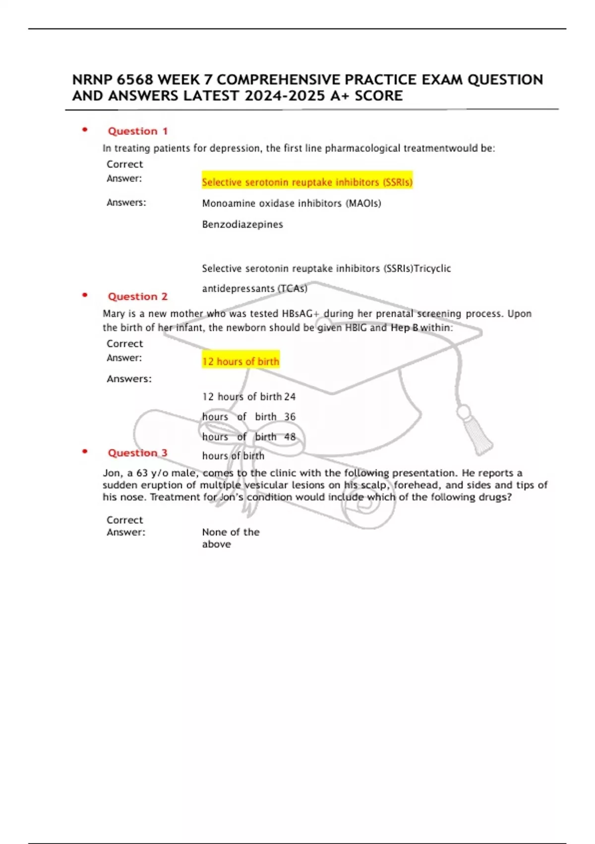 NRNP 6568 TESTS |WEEK1,2,3,4,5,6,7,8,9|WEEK 1,2,3,4,5,6,7,8,9 ...
