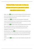 IB Global Politics Vocab (units 1-4) These are precision-tested answers ...