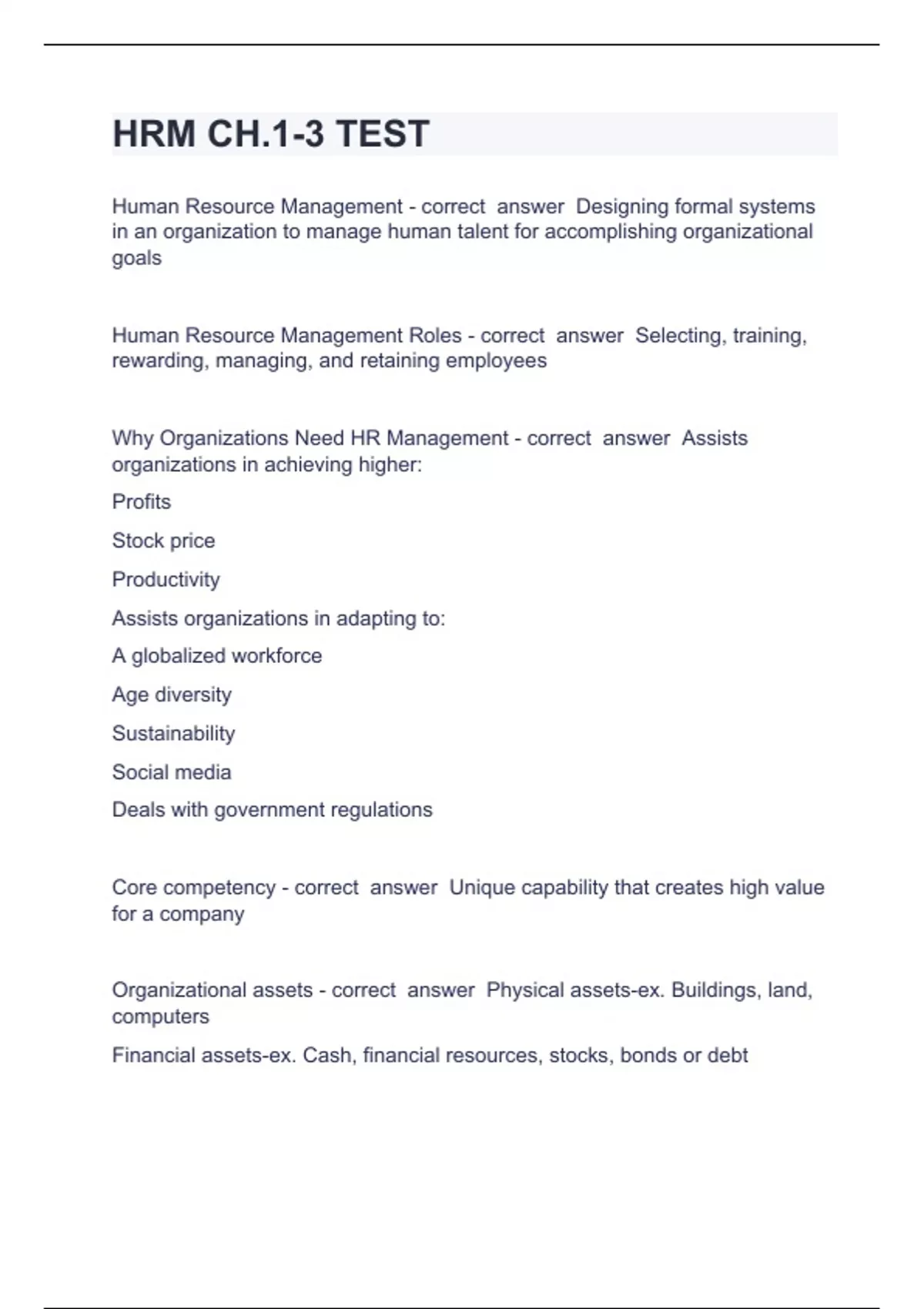 HRM CH IPMA-SCP Chamberlain College Nursing - Questions with complete solution 2024 - IPMA-SCP ...