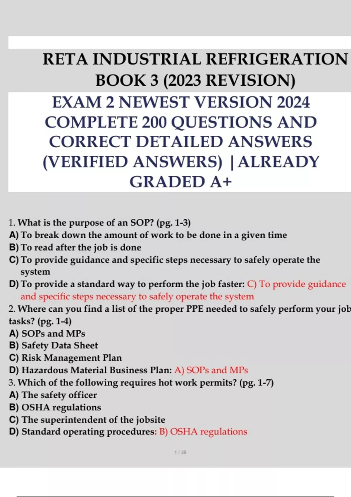 RETA INDUSTRIAL REFRIGERATION BOOK 2 and 3 (2013 and 2023 REVISION ...