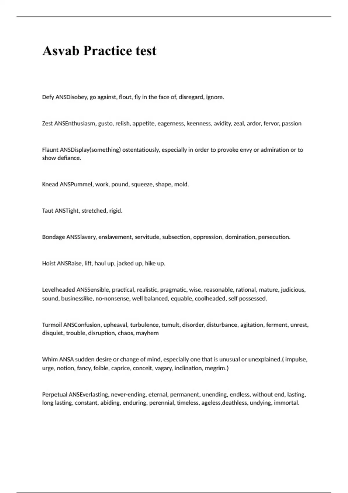 Asvab Practice test questions and answers 2024 latest edition - Asvab ...