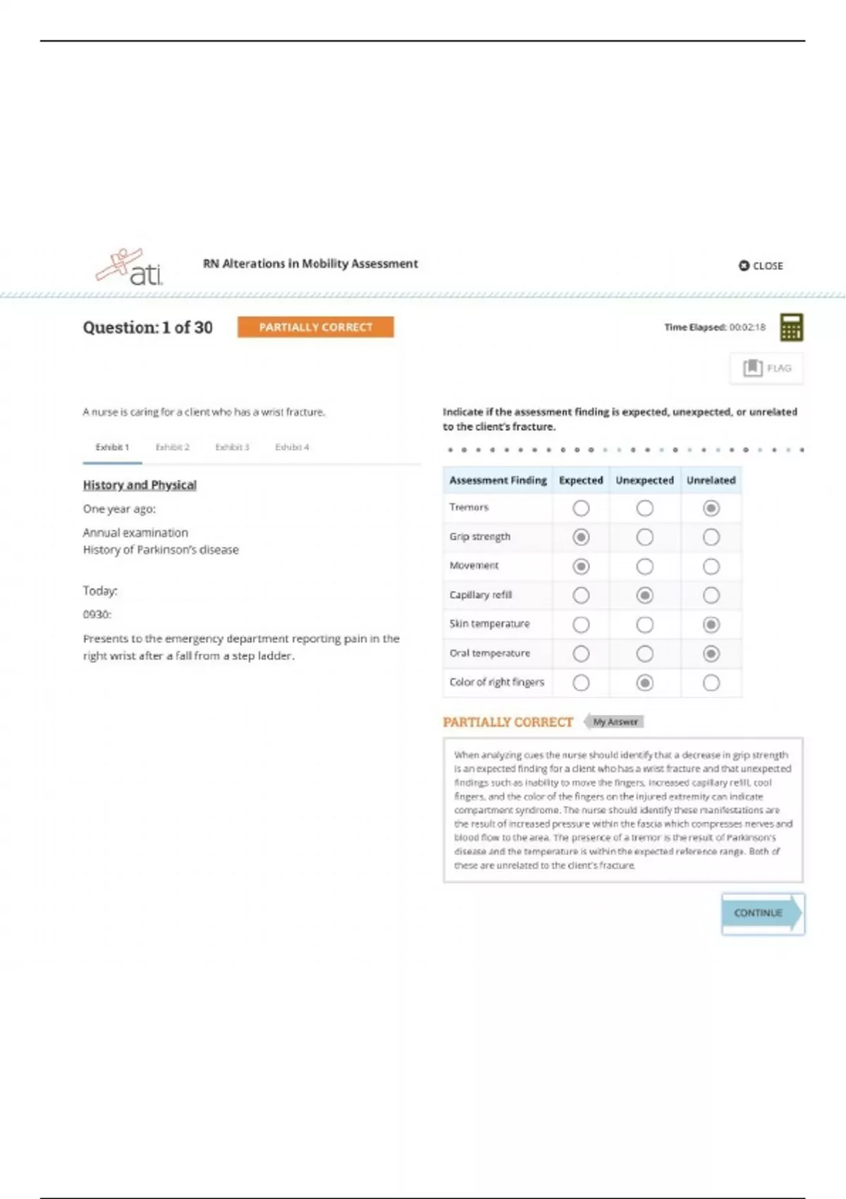 ATI MED SURG RN ALTERATIONS IN MOBILITY ASSESSMENT COMPLETE TEST 2024 ...