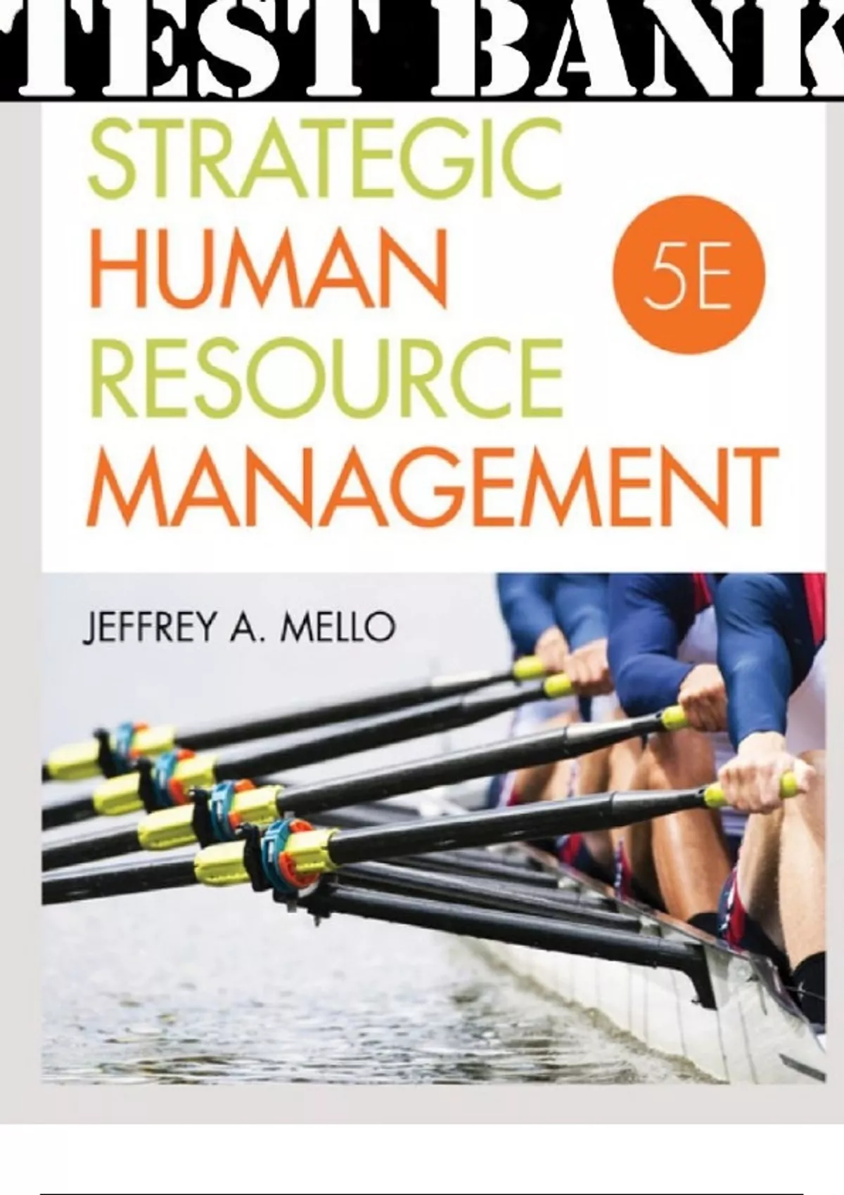 Strategic Human Resource Management 5th Edition by Jeffrey Mello TEST ...