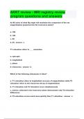 ARRT review - MRI registry review program questions and answers - ARRT ...