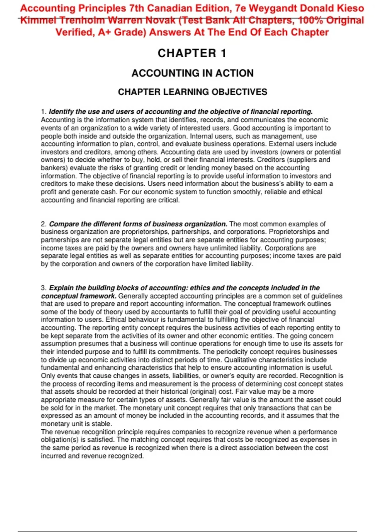 Solutions Manual With Test Bank for Accounting Principles 7th Canadian ...