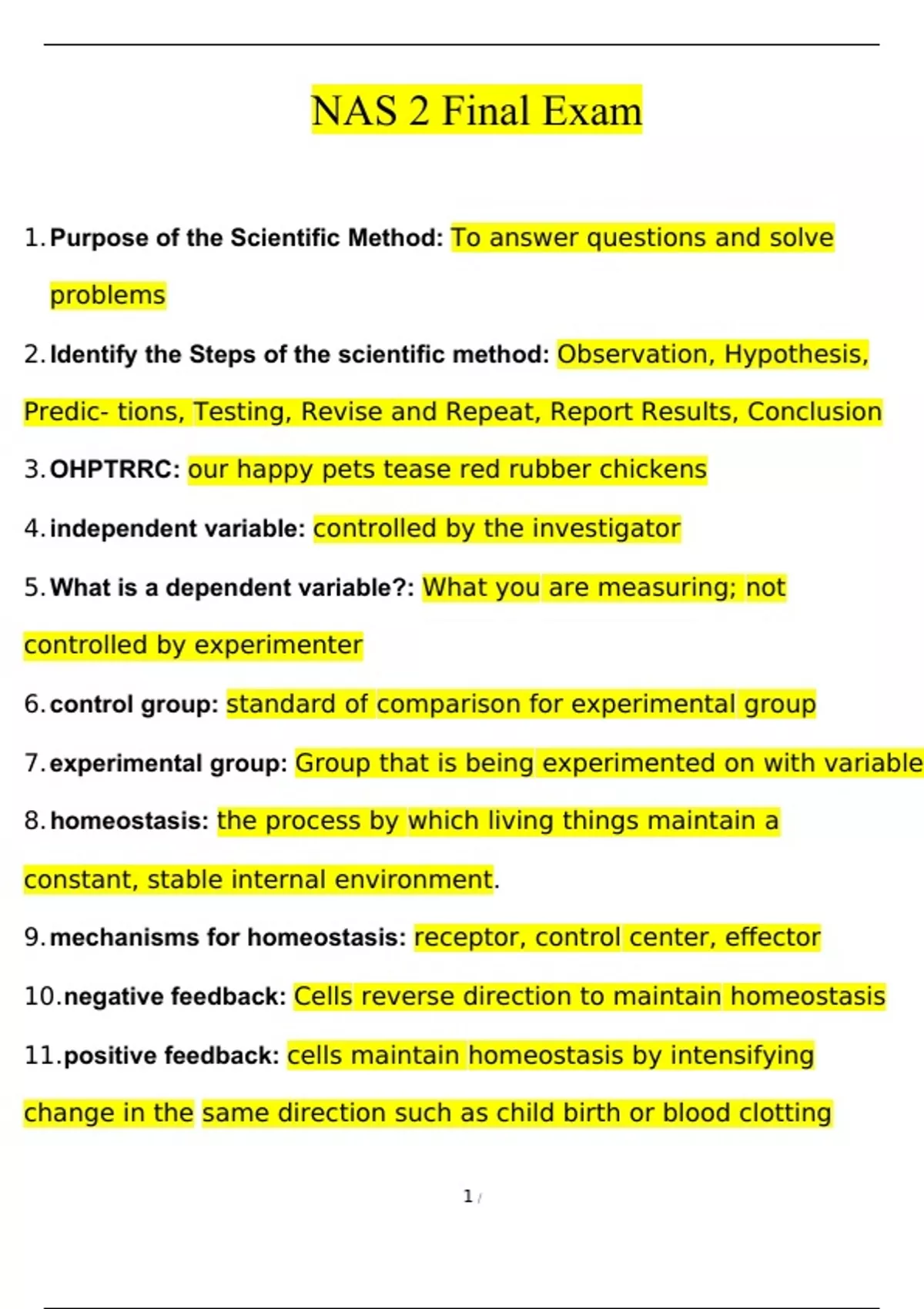 NAS 2 Challenge Final Exam 2025 Questions with 100% Correct Answers ...