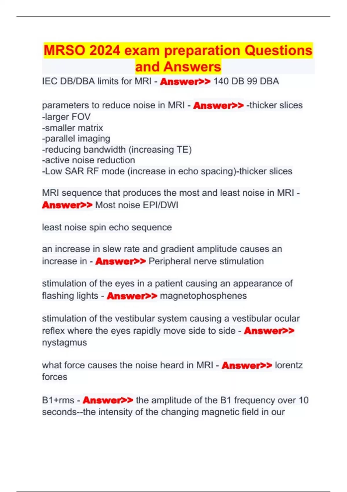 MRSO 2024 exam preparation Questions and Answers - MRSO - Stuvia US