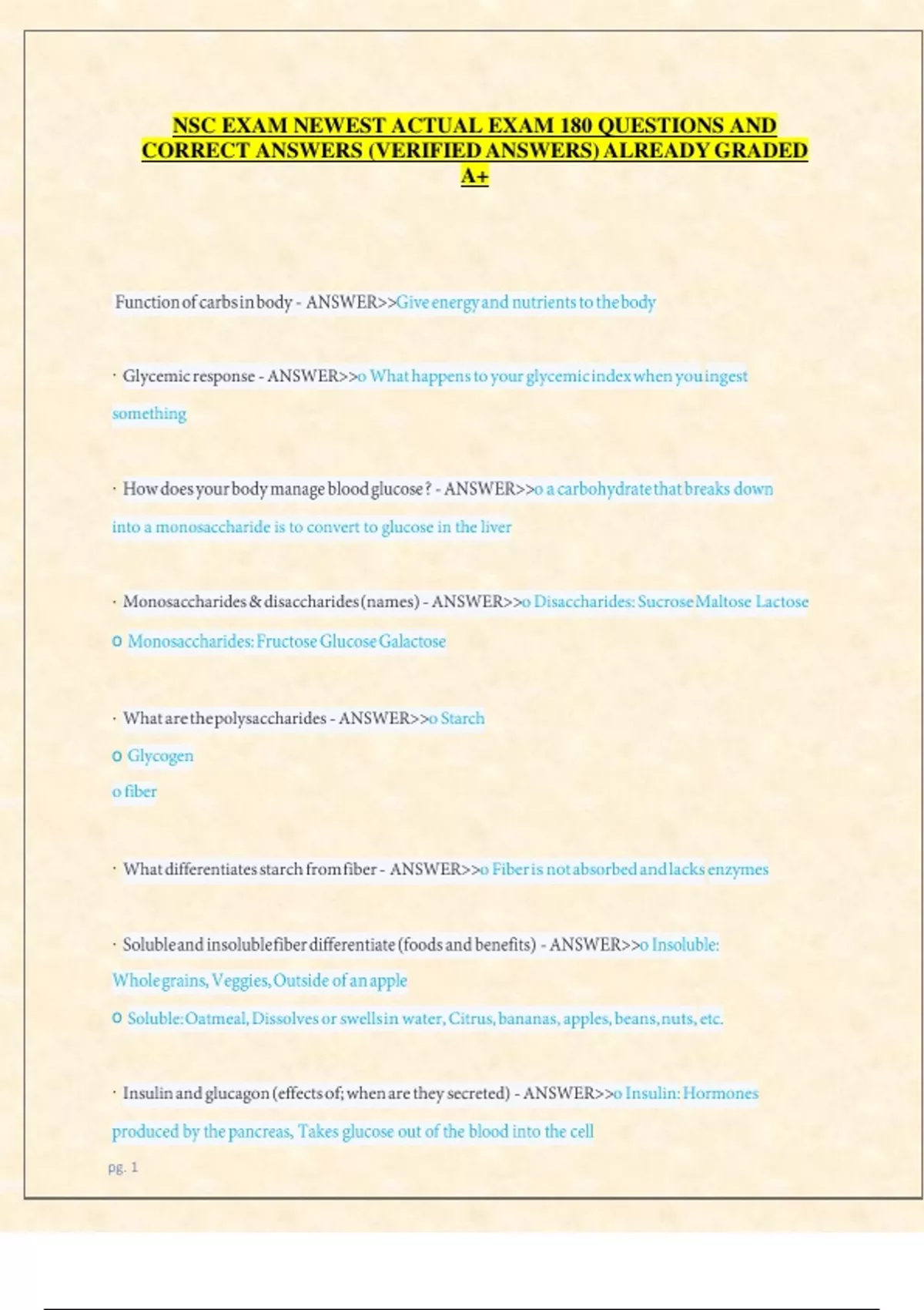 NSC Exam FILES 2024/2025 LATEST AND VERIFIED [PACKAGE DEAL] - Stuvia US