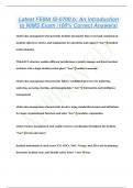 Latest FEMA IS-0700.b: An introduction to NIMS Exam |100% Correct ...