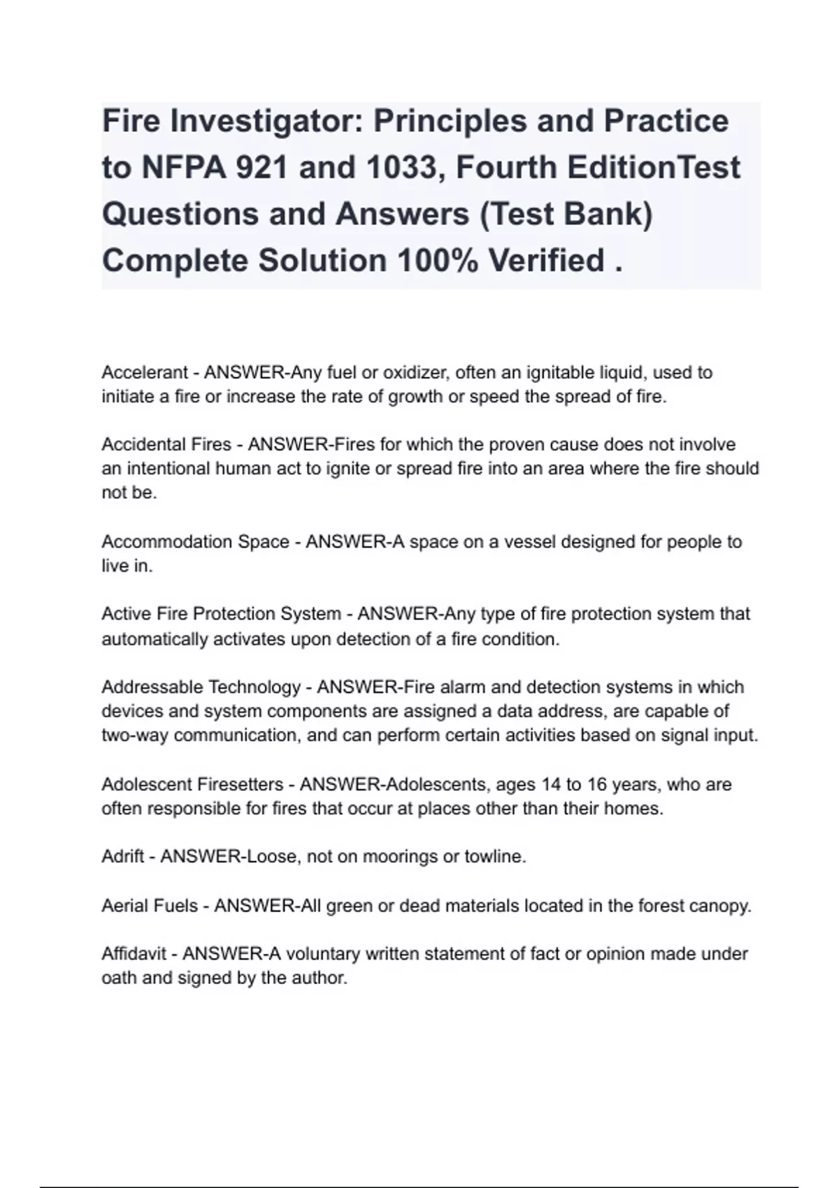 Fire Investigator_ Principles and Practice to NFPA 921 and 1033, Fourth ...