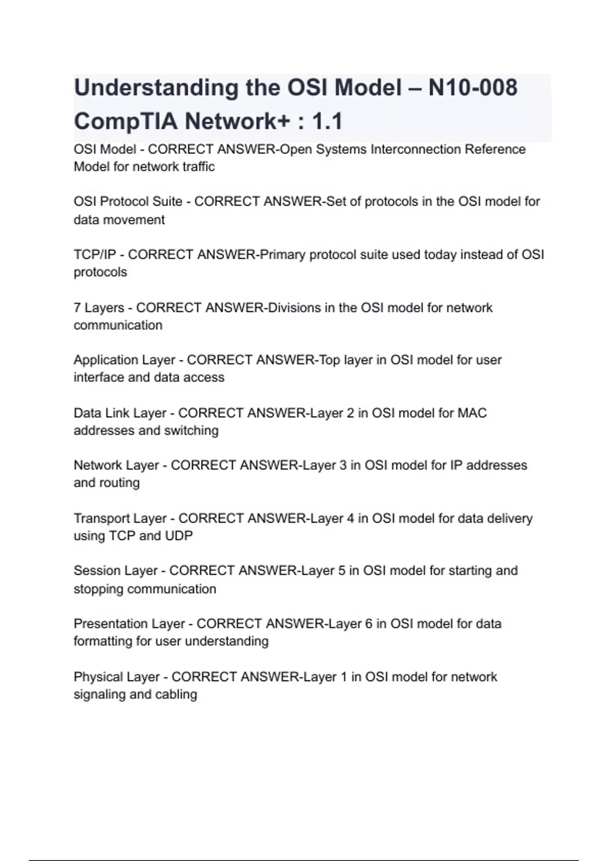 Understanding the OSI Model _ N10-008 CompTIA Network+ _ 1.1 - NHA ...