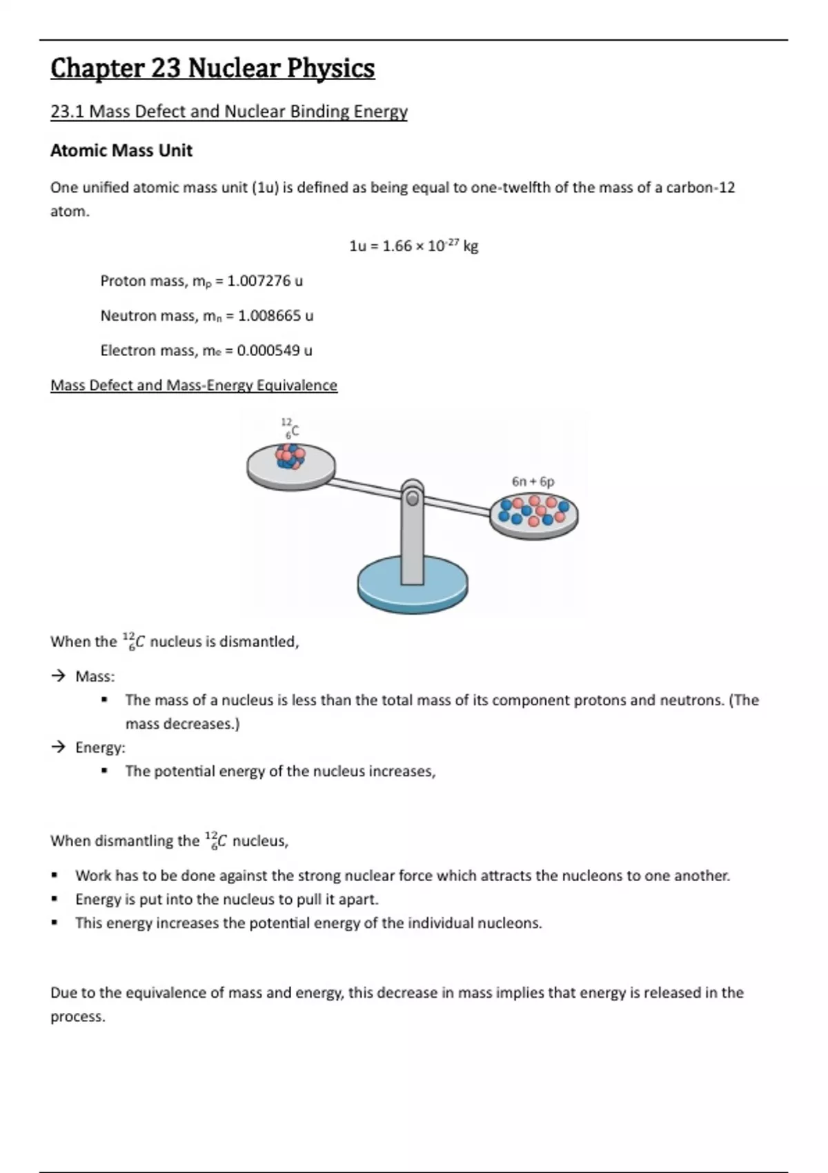 Cambridge A Levels Physics A2 Physics Chapter 23 Nuclear Physics ...