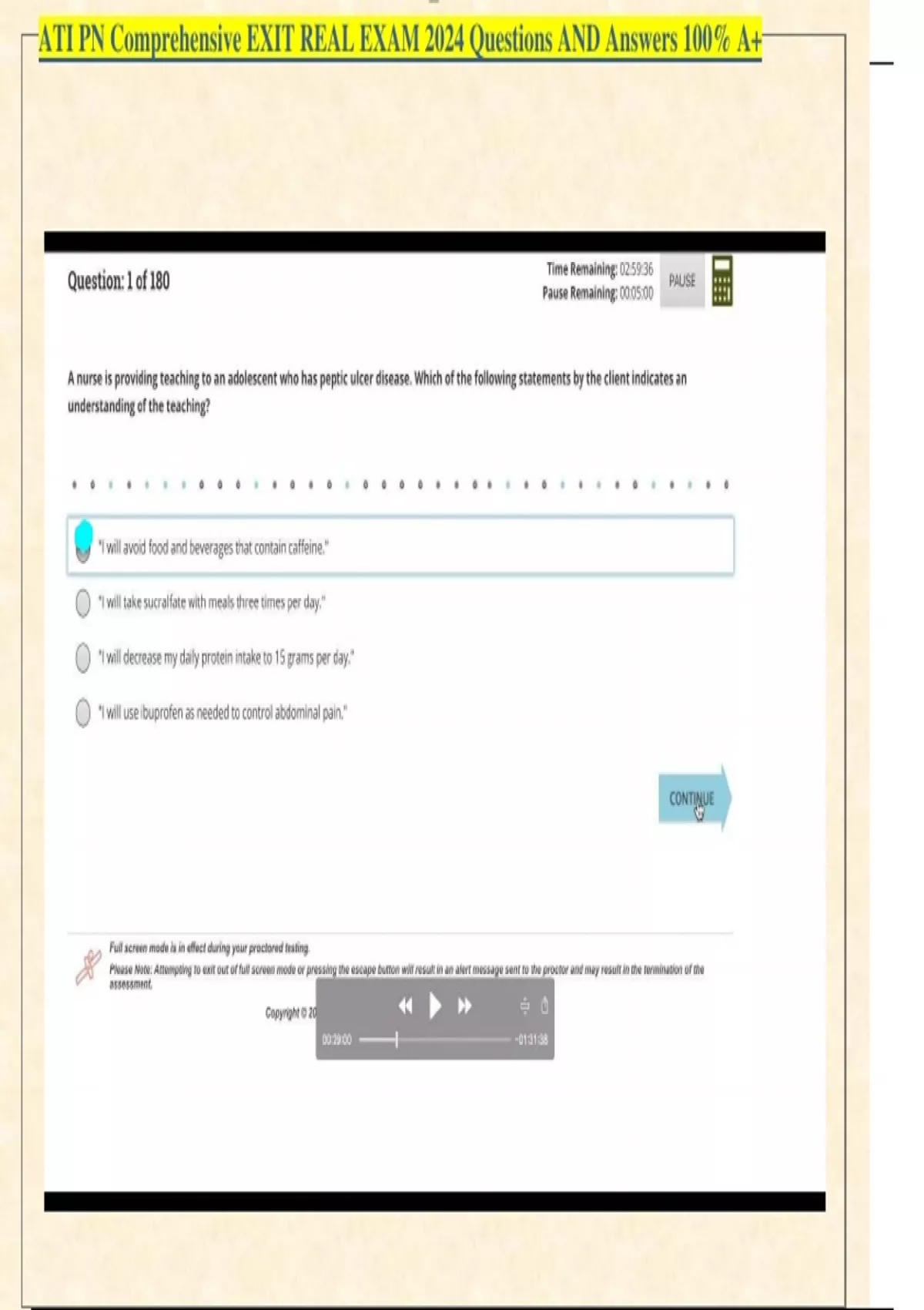 ATI PN Comprehensive EXIT REAL EXAM 2024 Questions AND Answers 100% A+ ...