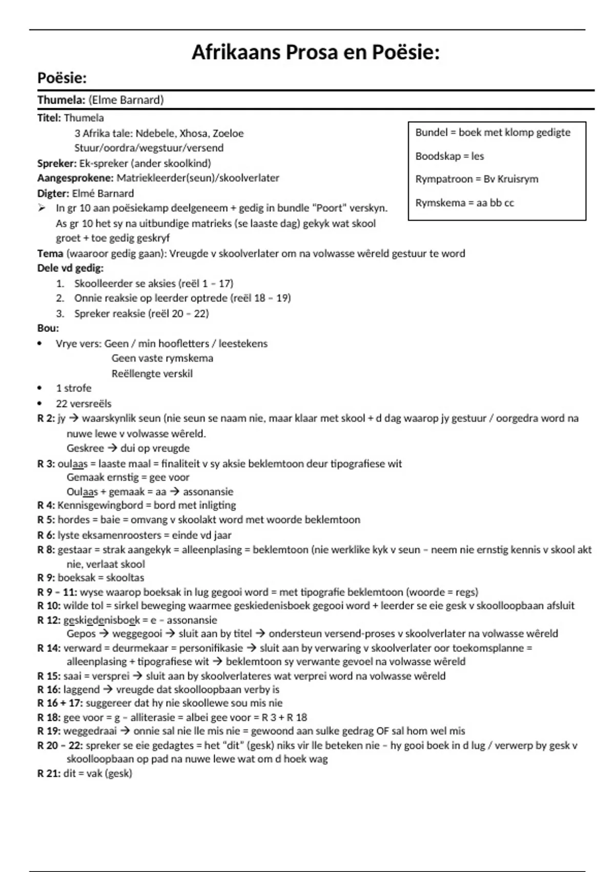 Summary Kwartaal 2 Junie Eksamen Vraestel 1 en 2. Die Testament deur ...