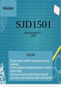 SJD1501 Assignment 7 (DETAILED ANSWERS) Semester 1 2024 - DISTINCTION ...