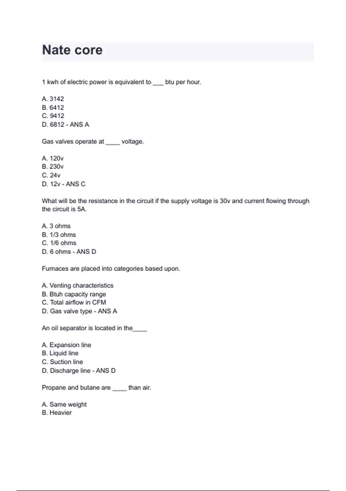 Nate core Exam 2024/2025 Questions With Completed & Verified Solutions ...