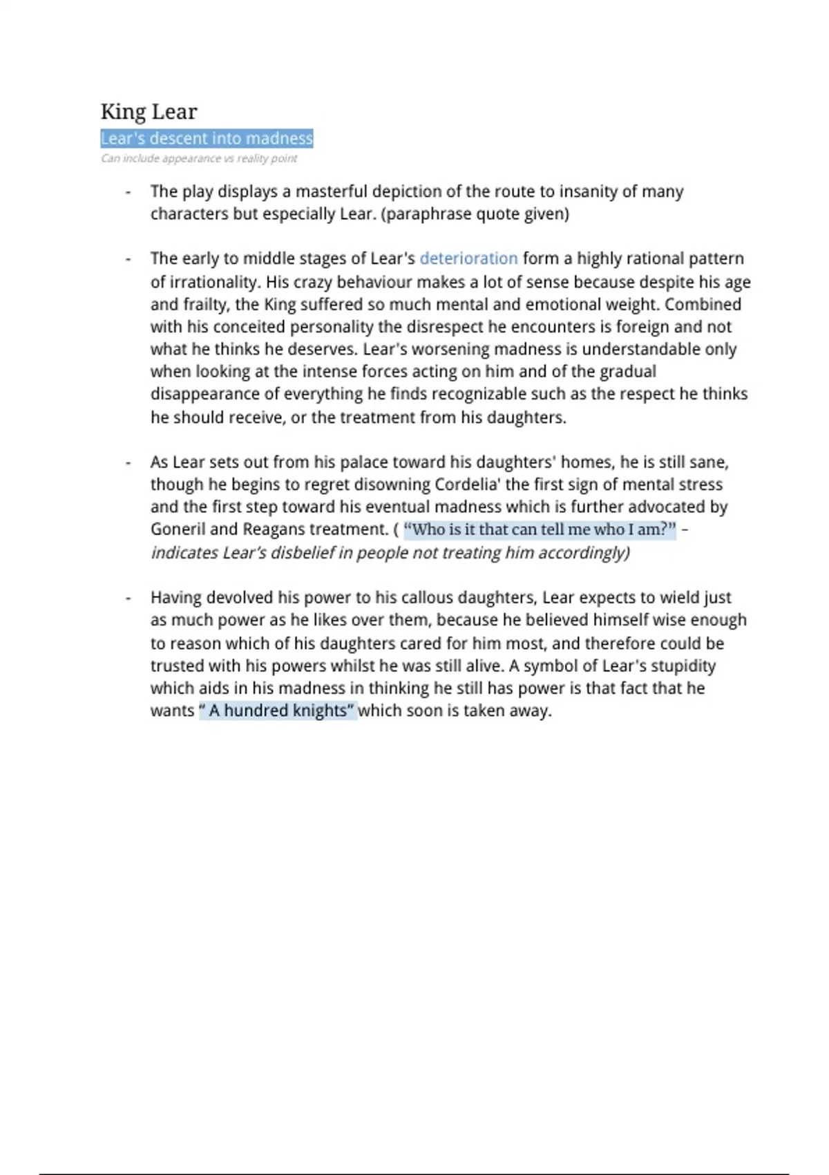 King Lear paper 2 - English Home Language - Stuvia SA