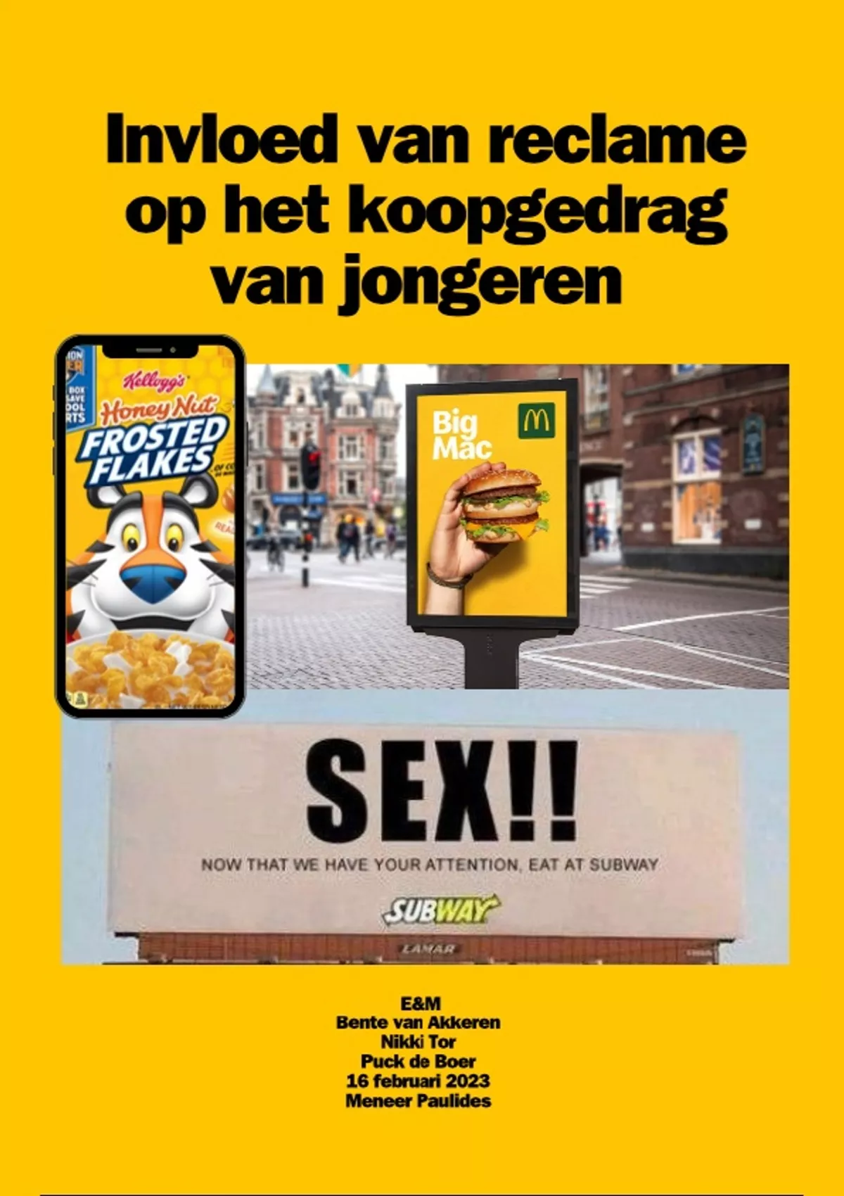 Wat is de invloed van reclame op het koopgedrag van jongeren ...
